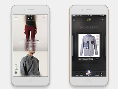 Test shop app by Marco da Silva on Dribbble