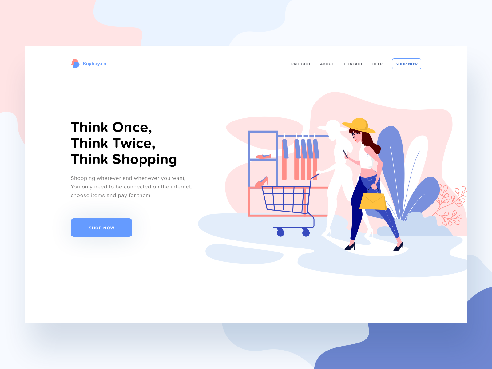 Shopping website header by indro for Sebo on Dribbble