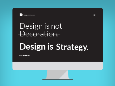 Design not Decoration by Ida Persson on Dribbble
