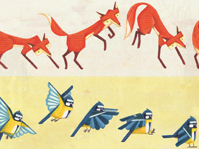Animals In Motion 1 by Kat Flint on Dribbble