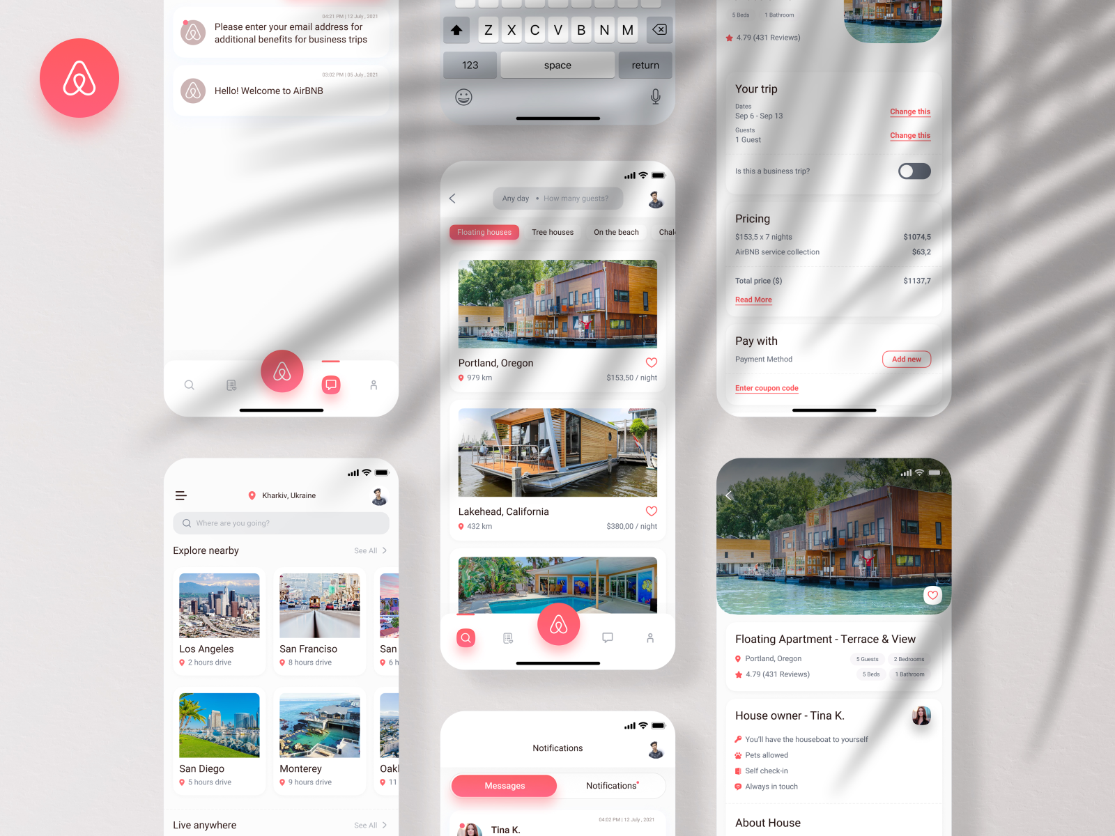 AirBNB UI/UX Redesign by ANODA - Product Design Agency on Dribbble
