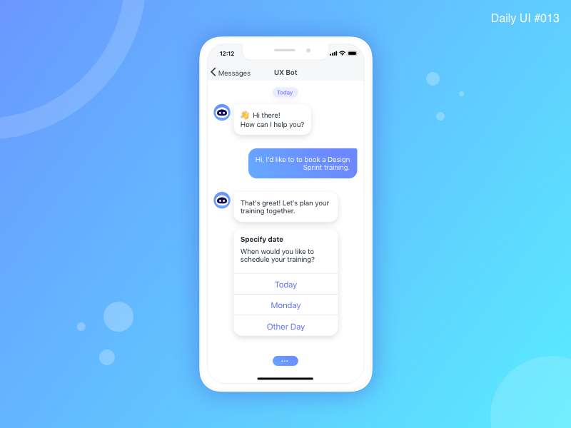 Direct Messaging - #013 🤖 by Felipe Almeida on Dribbble