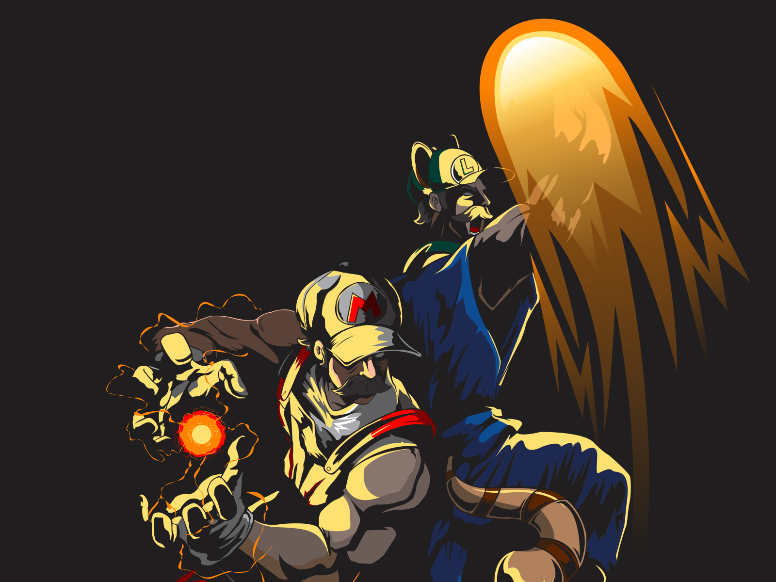 mario bros fighter by damas wahyu suryadinata on Dribbble