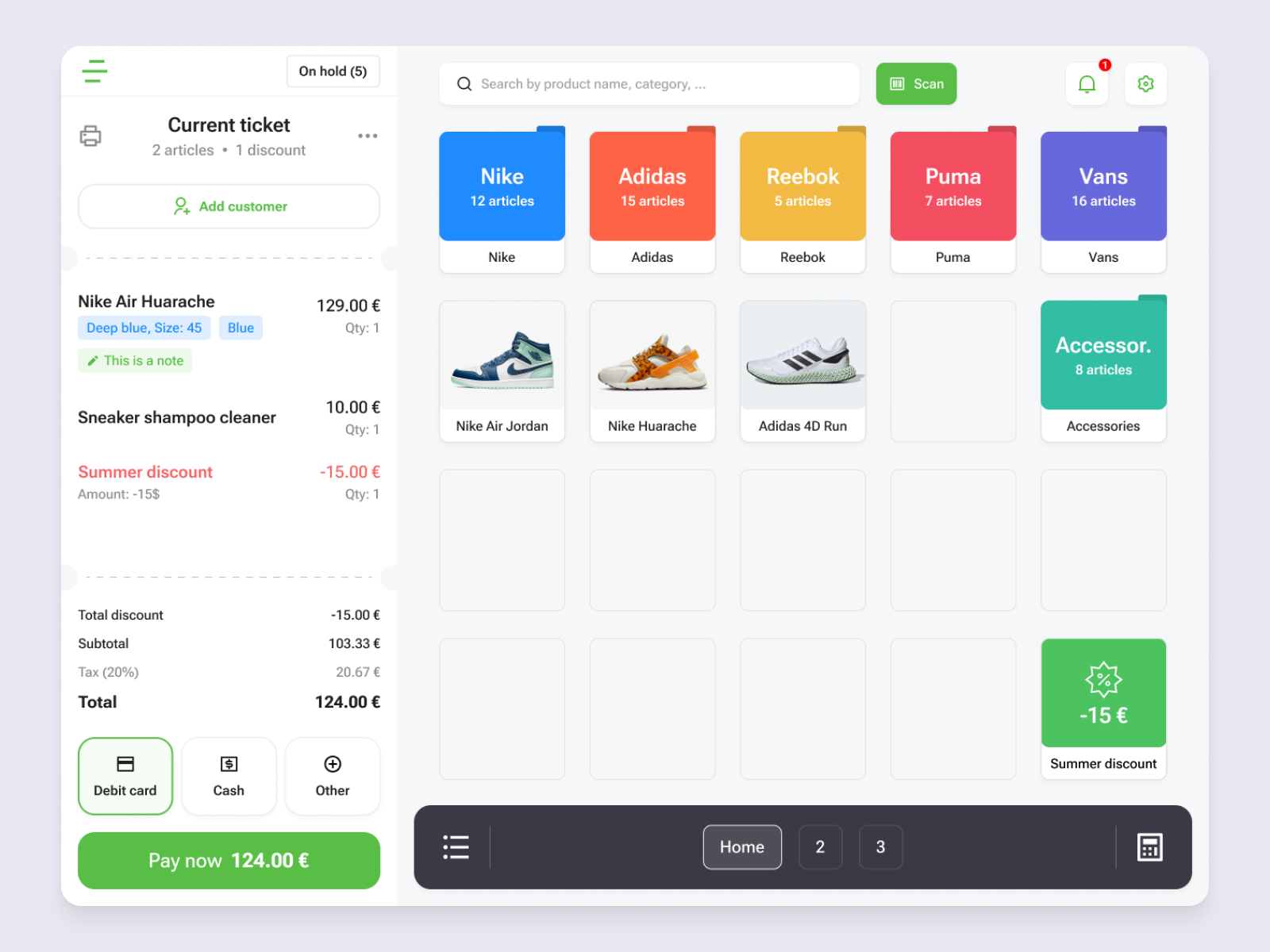 POS - Redesign by Maxime Lesur on Dribbble