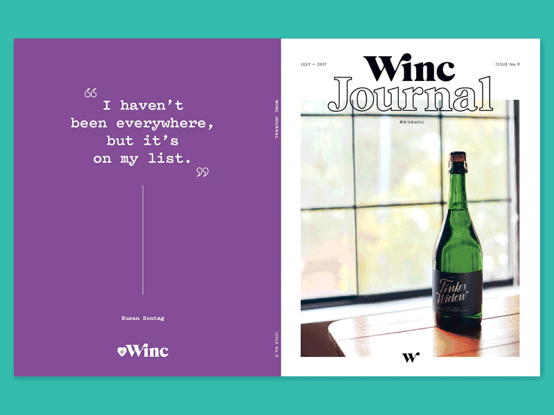 Winc Journal 9: Let's Explore! by Winc Wines on Dribbble