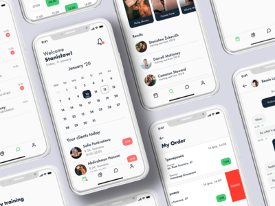 Startup app design by Maksym Kondratiew on Dribbble