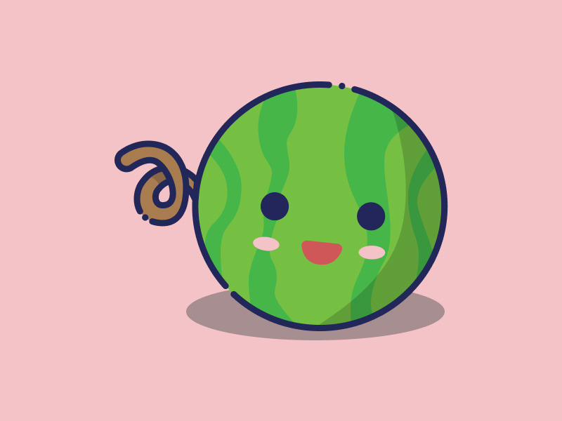 Watermelon By Jorine Bryan Agua On Dribbble