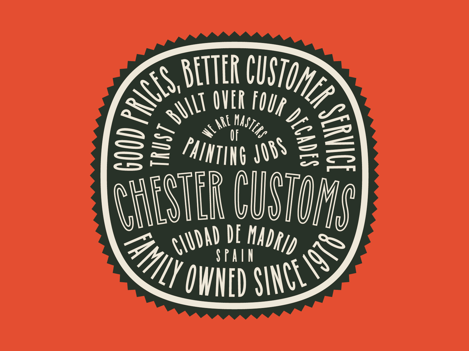 Chester Customs by Fran Velasco on Dribbble