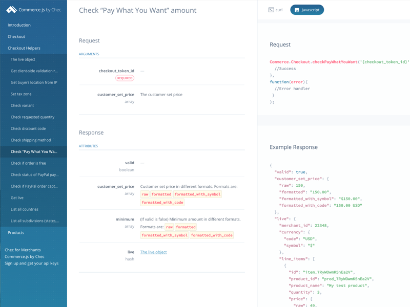 Commerce.js Api Reference by Devan Koshal for Commerce.js (by Chec) on ...