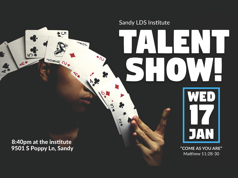 Talentshow Poster Magic by Heather Larsson on Dribbble