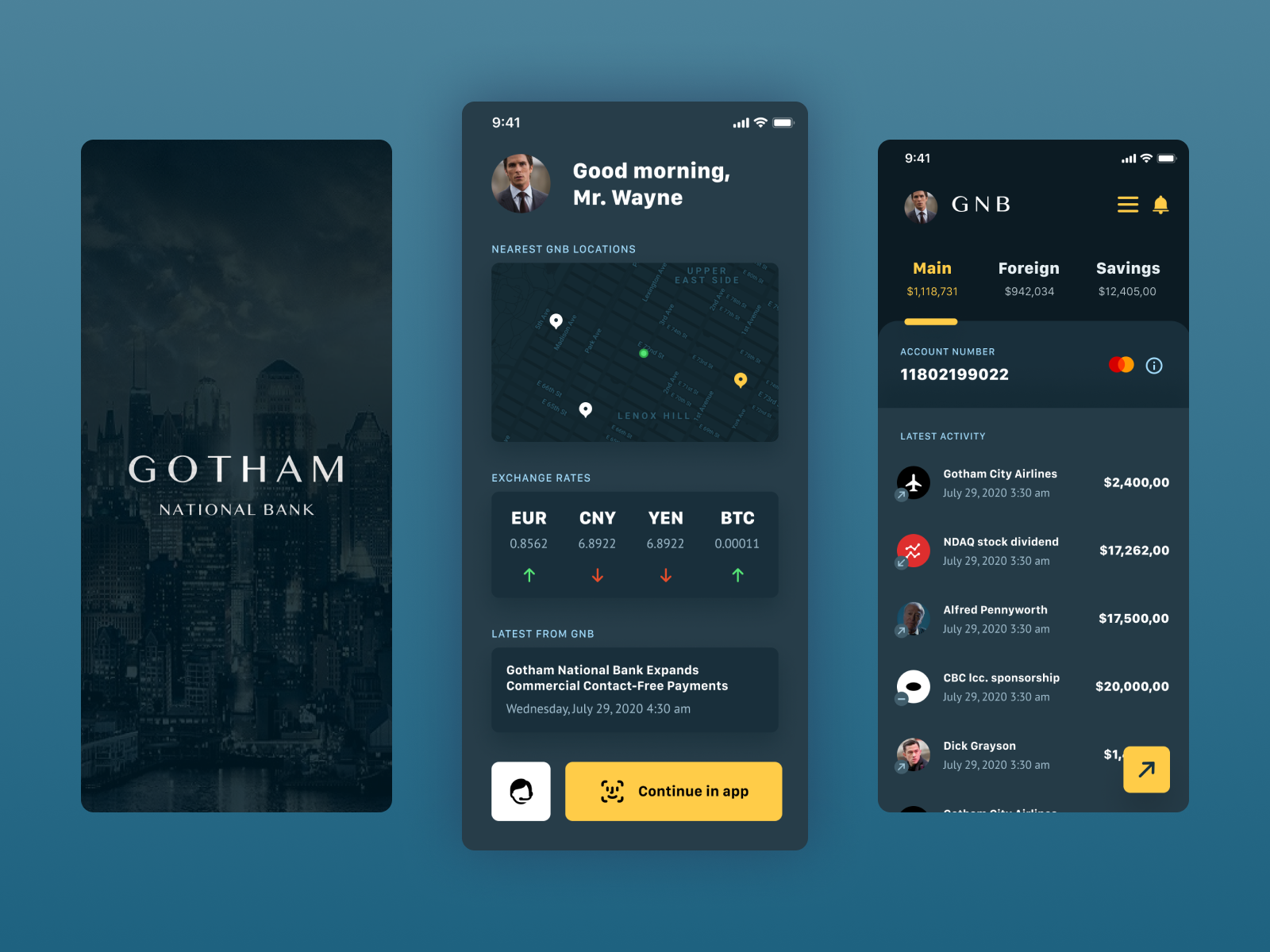 Banking App / Splash Widgets - Concept by Vjekoslav Azenić on Dribbble