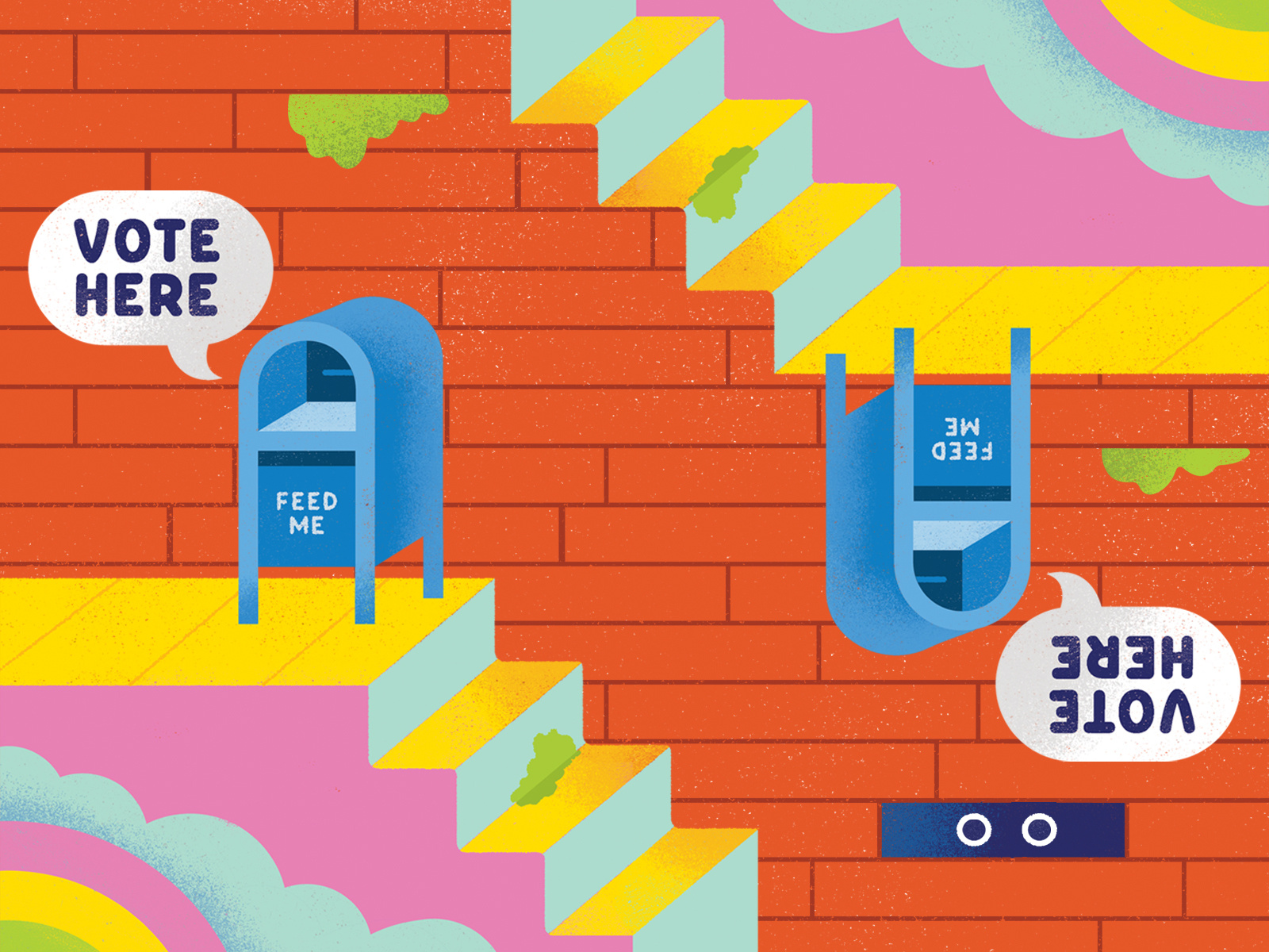 Vote Early Mailbox by Kelly Nichols on Dribbble