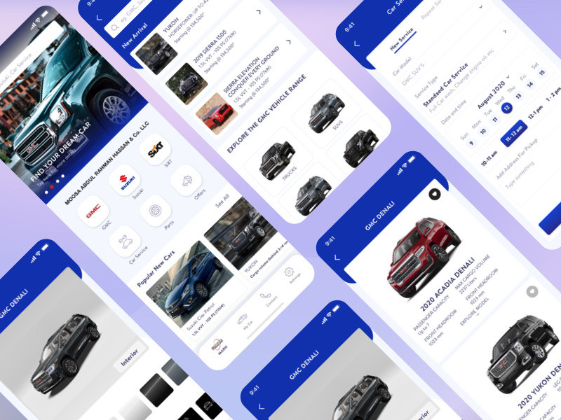 Car App Design by Bhavik Suthar on Dribbble