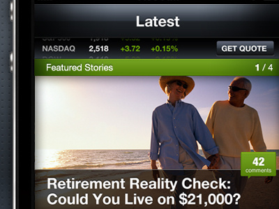 Feature Carousel by Marc Mendell on Dribbble