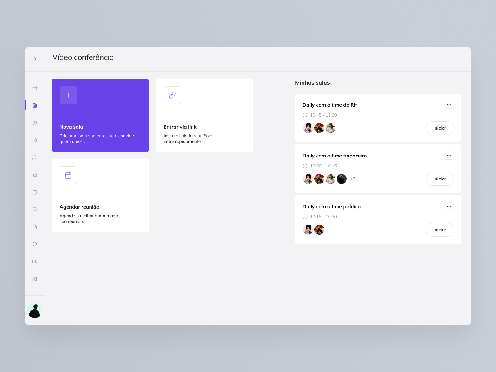 Conference Video - Web Platform UI by Lucas Cruz on Dribbble