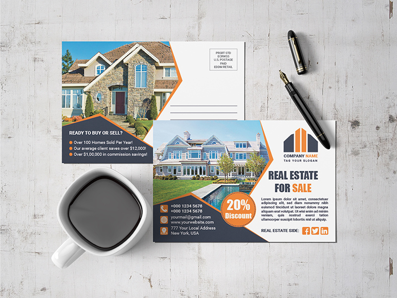 Real Estate EDDM Postcard by Md Rakibul Islam on Dribbble
