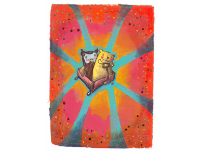 Mighty Lark collab by lisa romero on Dribbble