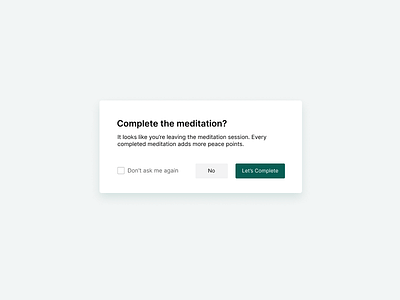 Confirmation Dialog Box UI Design by Heeren Darji on Dribbble