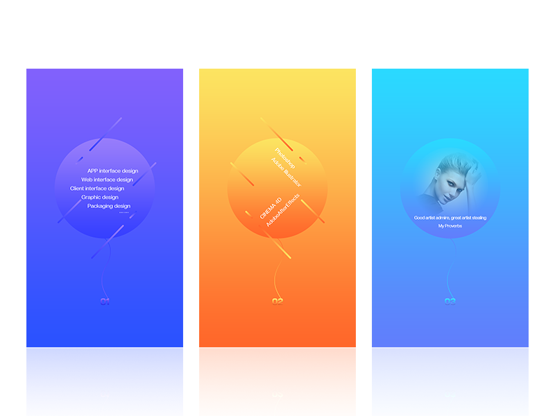 My app guide page by helen on Dribbble