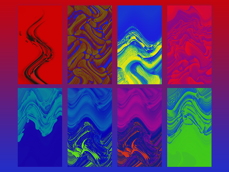 Some color shapes by helen on Dribbble