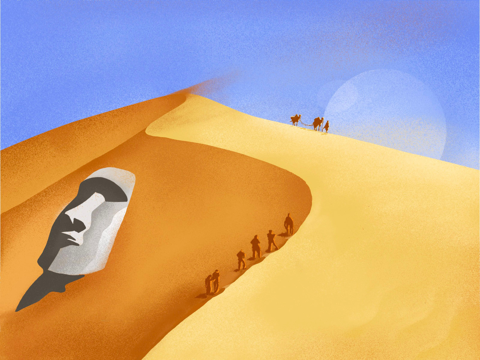 Barren land by JY.May for VisualMaka on Dribbble