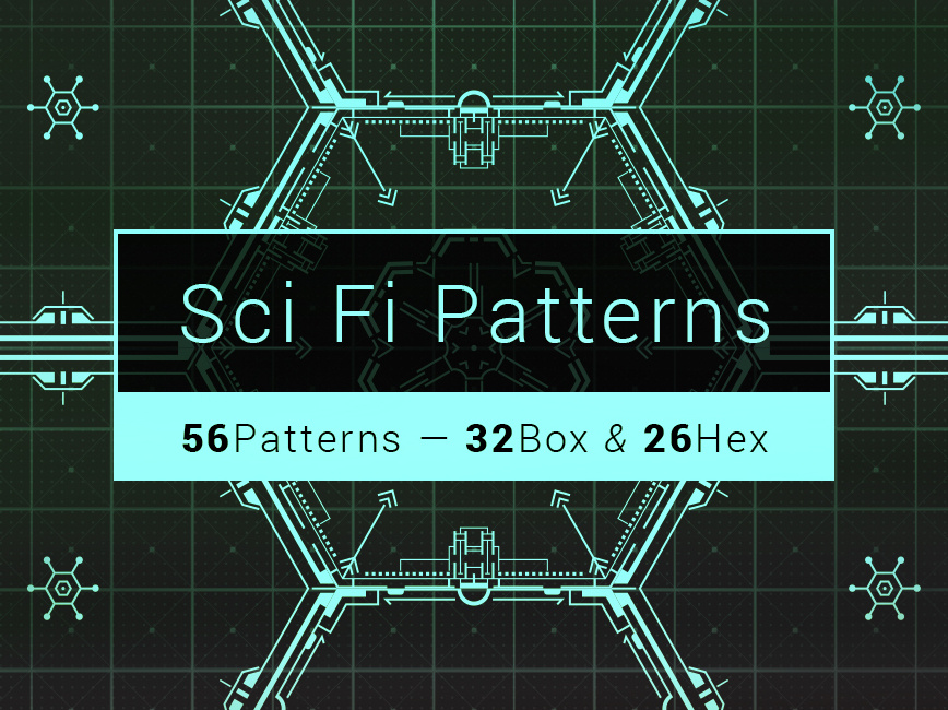 Science Fiction Patterns by Elliot Pessah on Dribbble