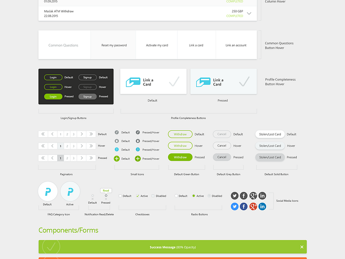 gkPay UI Toolkit-Web by Emrah Kara on Dribbble