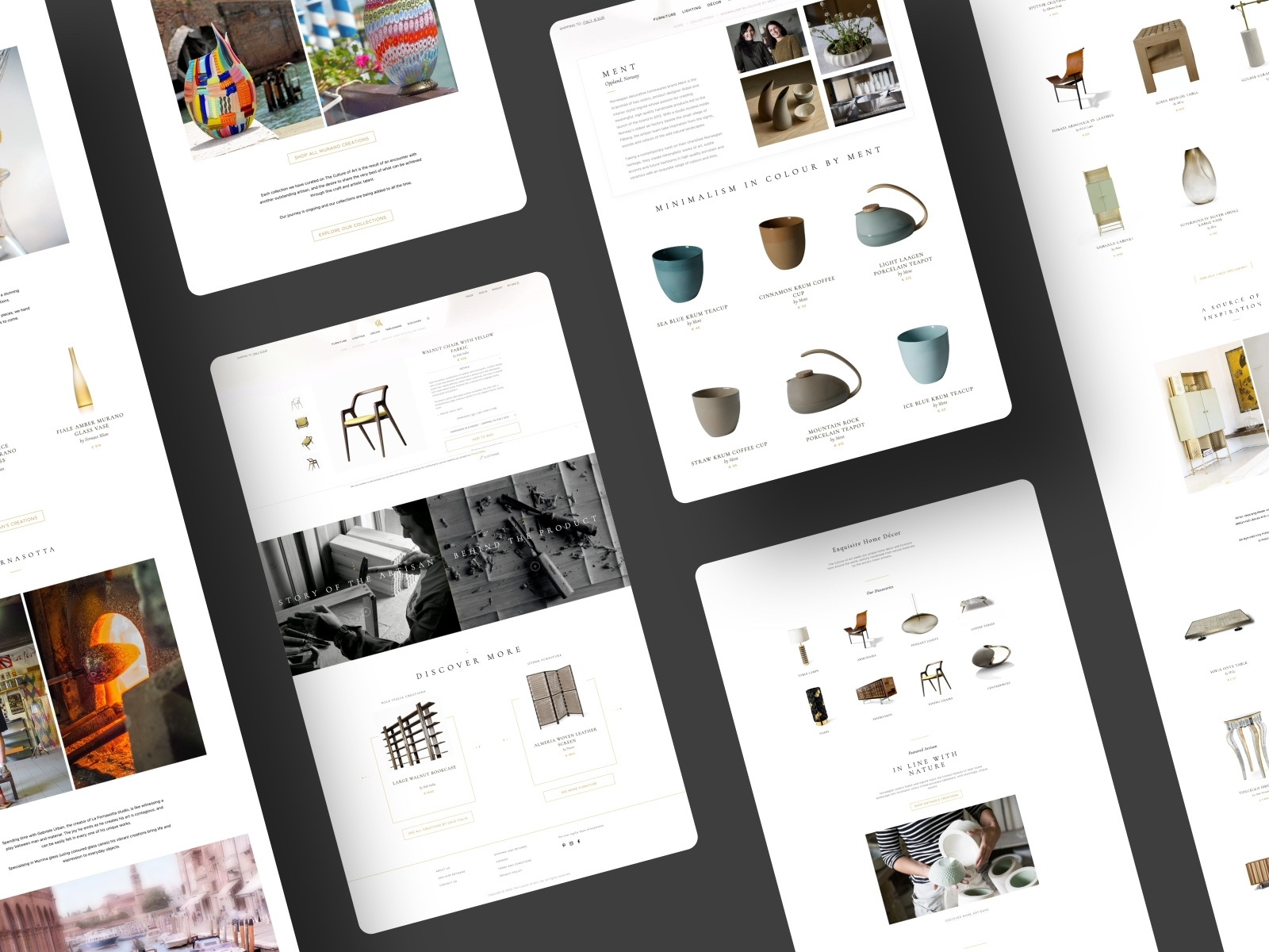 Unique decor online store by Artur Konariev 🇺🇦 on Dribbble