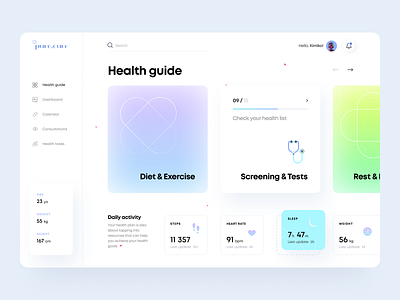 Health Guide - Web App by keomeo 🇺🇦 for Arounda: UX/UI & WEB on Dribbble