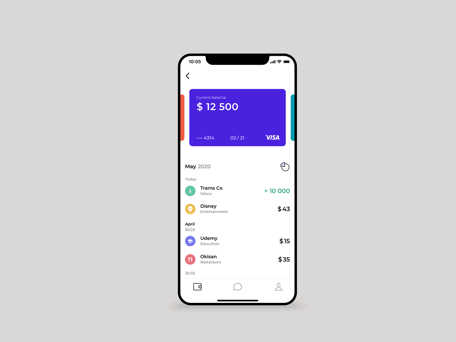 Banking App Interaction by Kseniya Bobrova on Dribbble