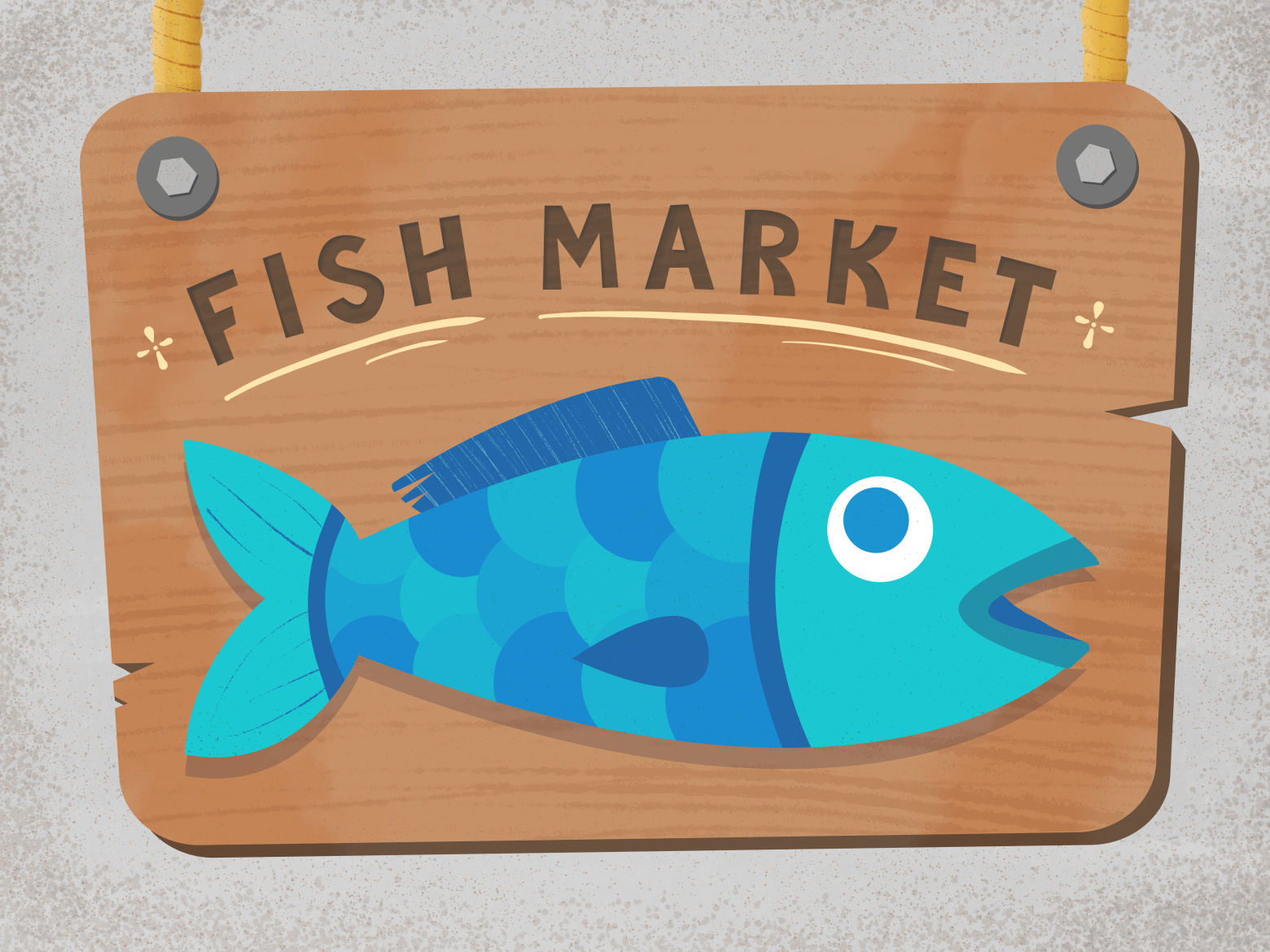 Fish Market by Shaun Binneboese on Dribbble
