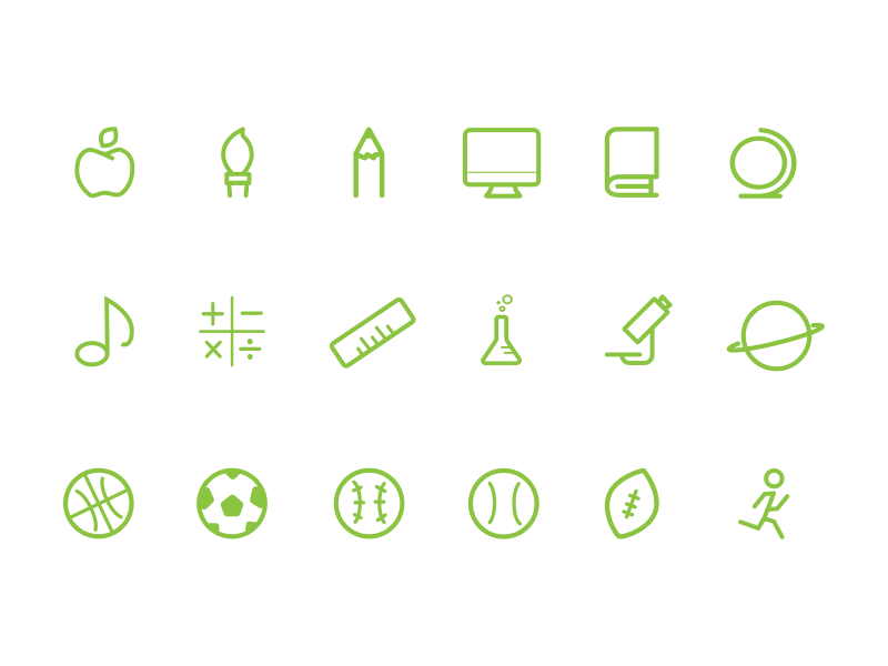 Class Icons by Adeel Fahimullah on Dribbble