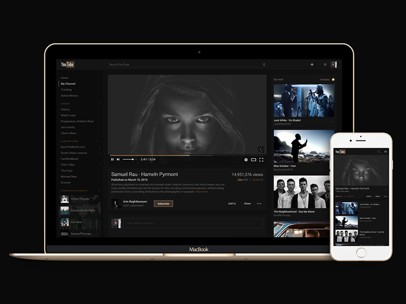 Youtube Redesign By Artø On Dribbble