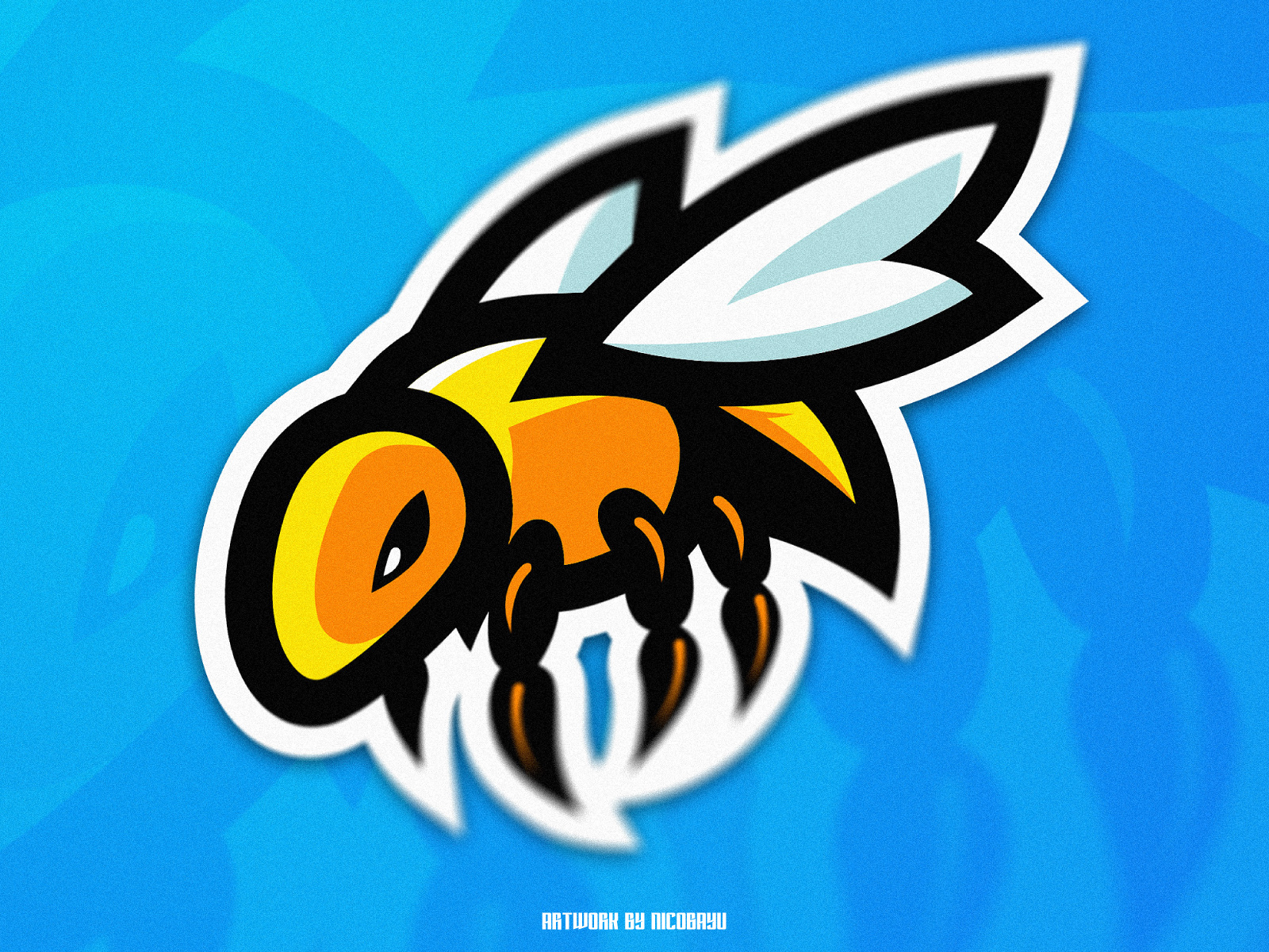Bee Esports Mascot Logo by nicobayu_19 on Dribbble