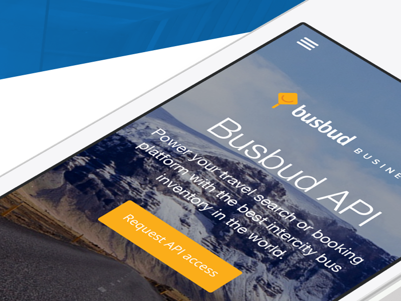 Busbud Business - Mobile view by Pierre-Etienne Corriveau on Dribbble