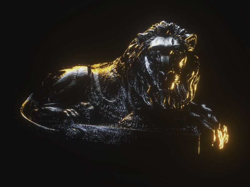 Lion Cinema 4D by Ryan Mitchell on Dribbble