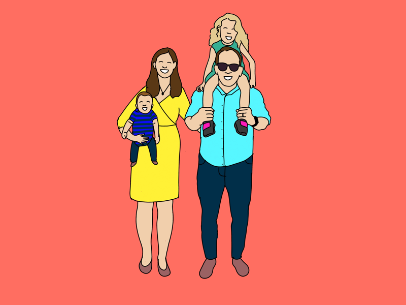 Family Portrait by Morgan Frazier on Dribbble