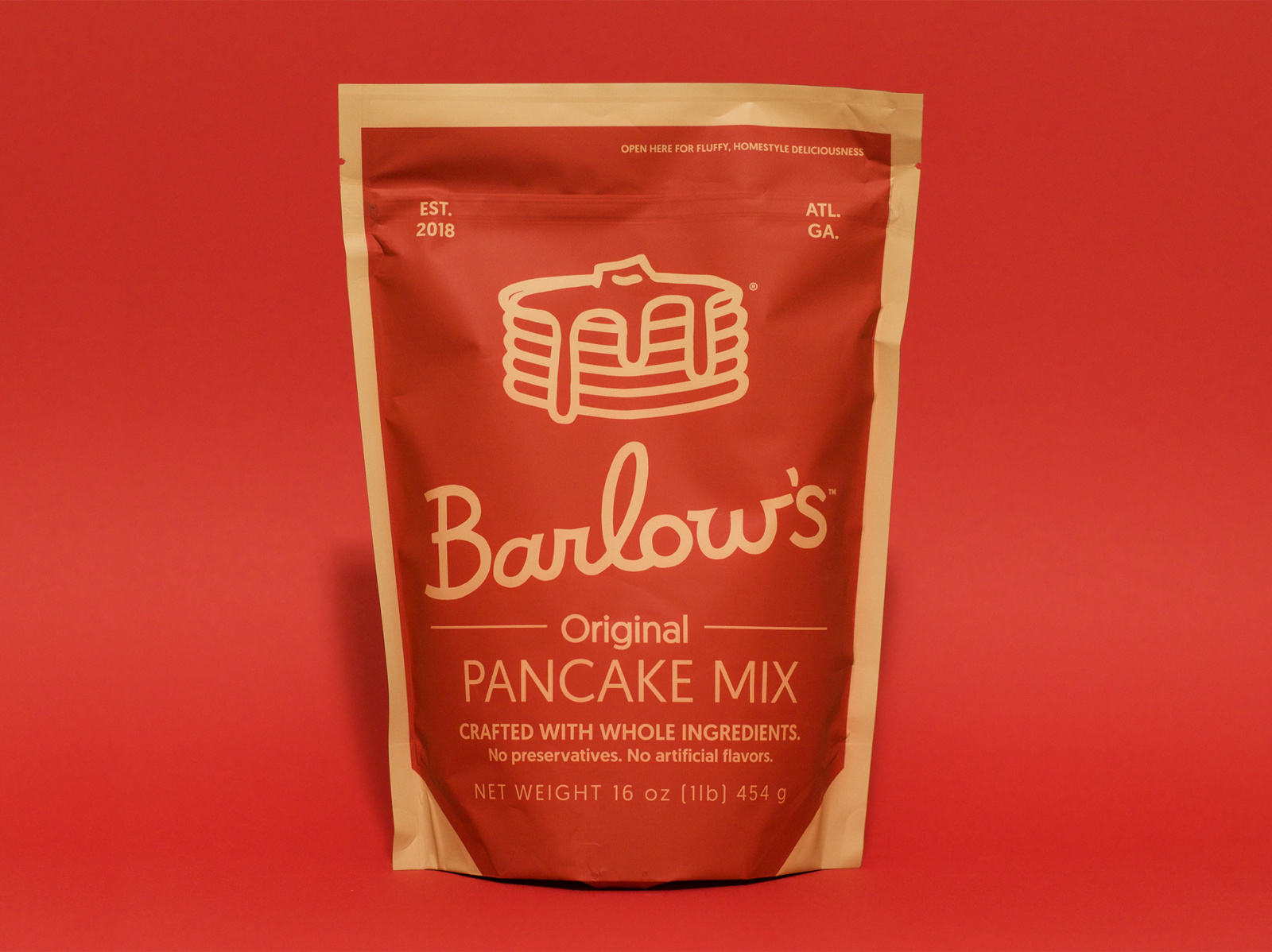 Barlows Original Pancake Mix | PACKAGING by Jason Ludtke on Dribbble