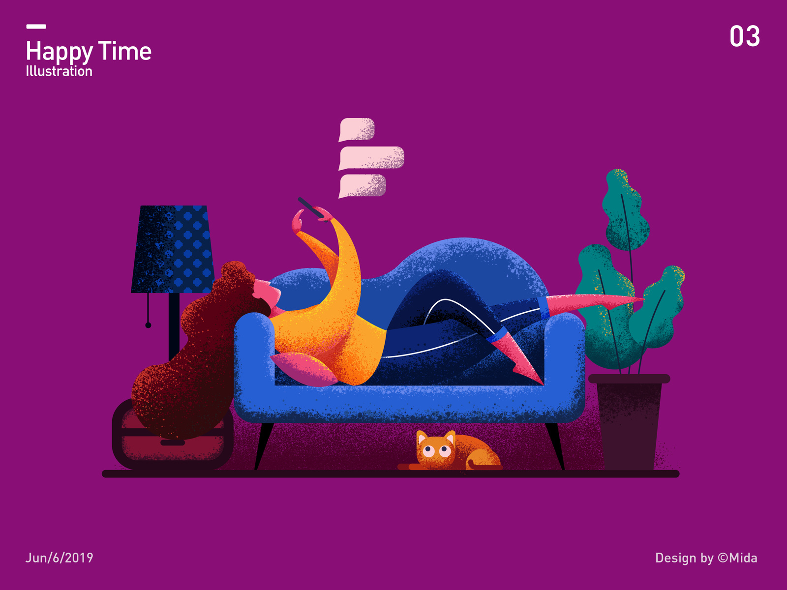 Happy time by Mida on Dribbble