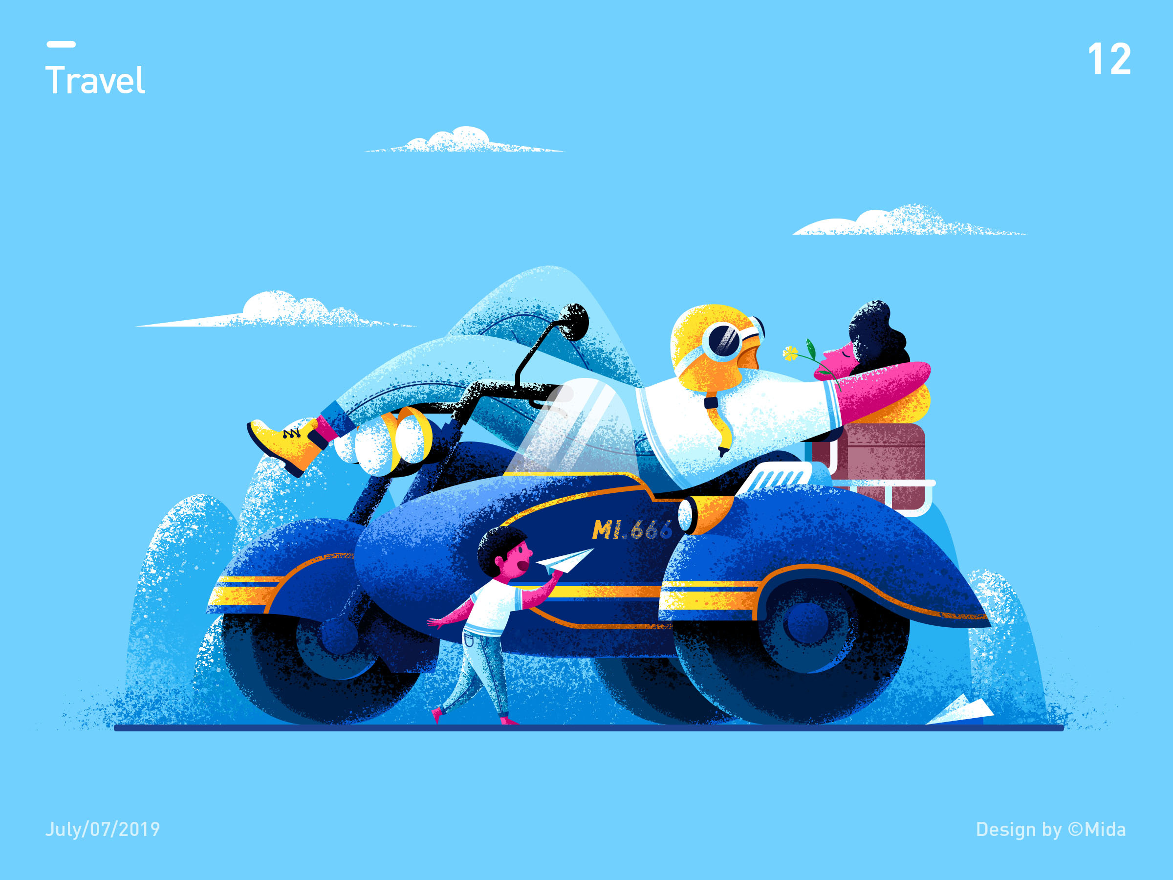 Travel by Mida on Dribbble