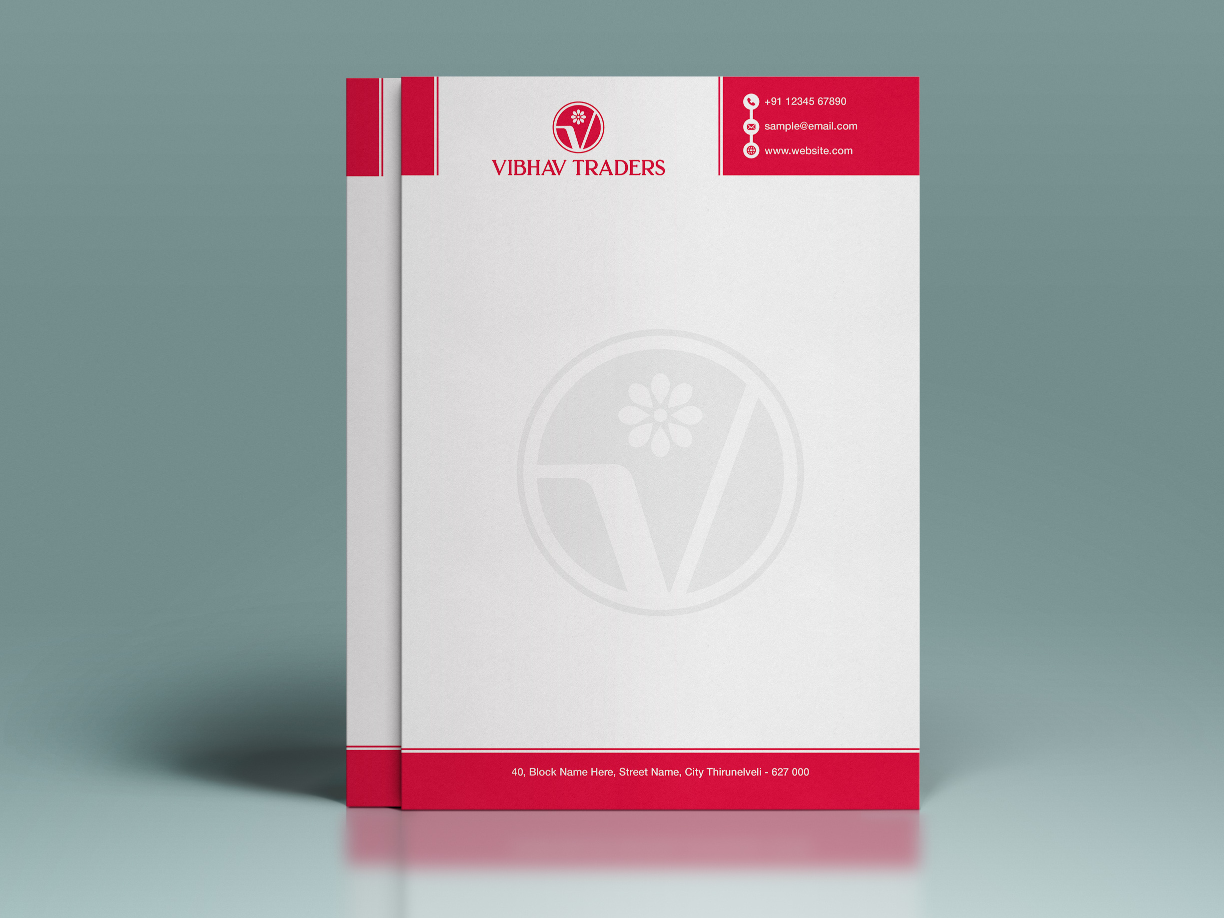 Dribbble - letterhead_proof.jpg by Kumar Ji