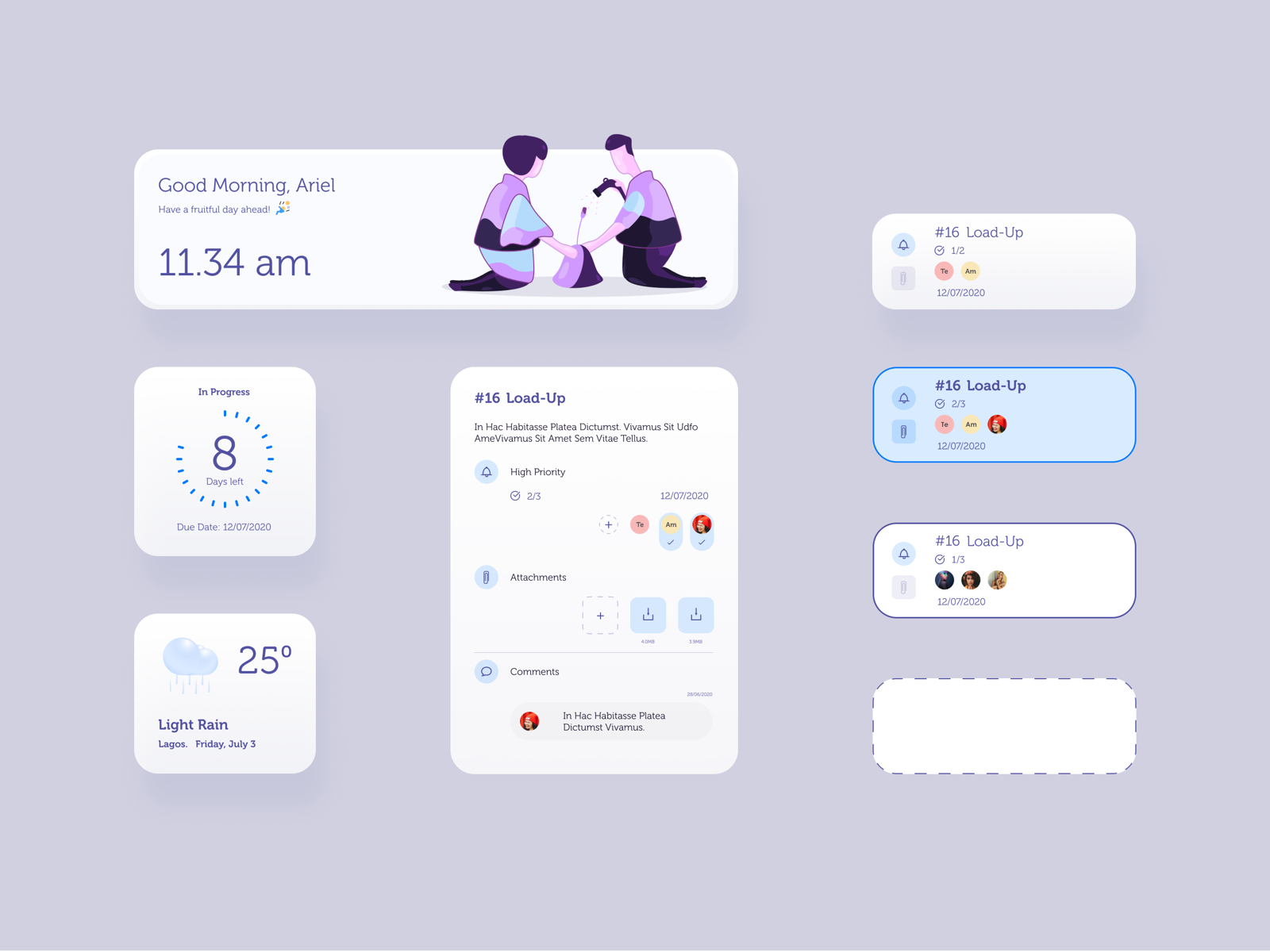 UI kit - Segmented Card and Assets by Augustus on Dribbble