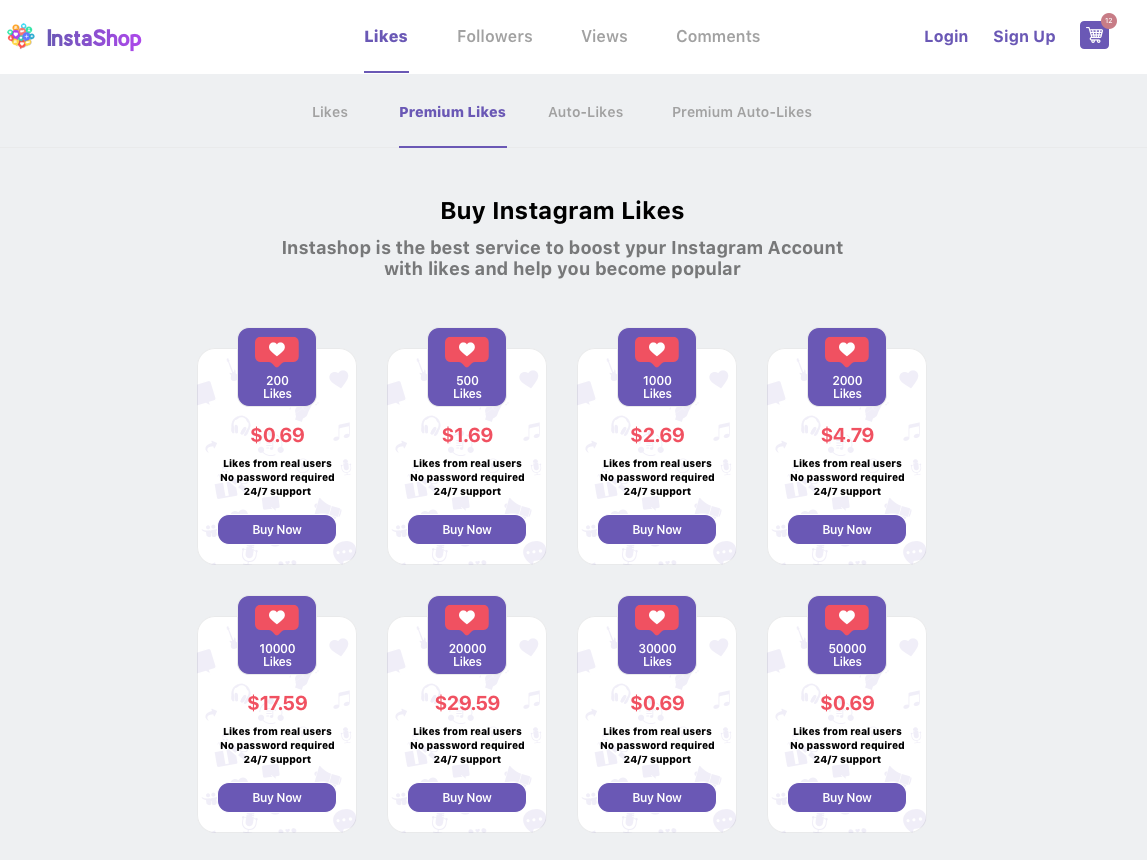 InstaShop Redesign by Dumitru Birchin on Dribbble