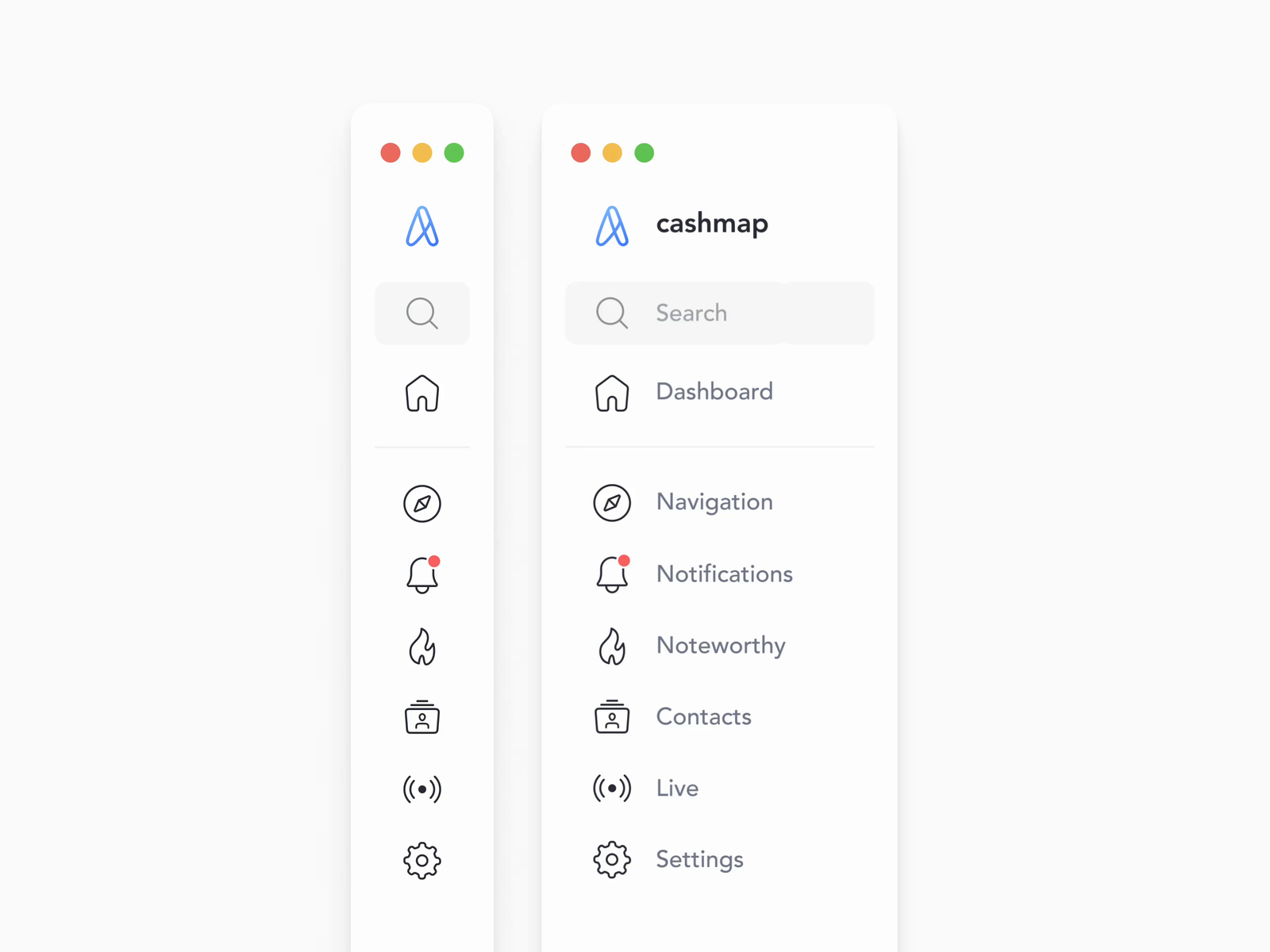 Expandable Sidebar Animation by Simon Lürwer on Dribbble