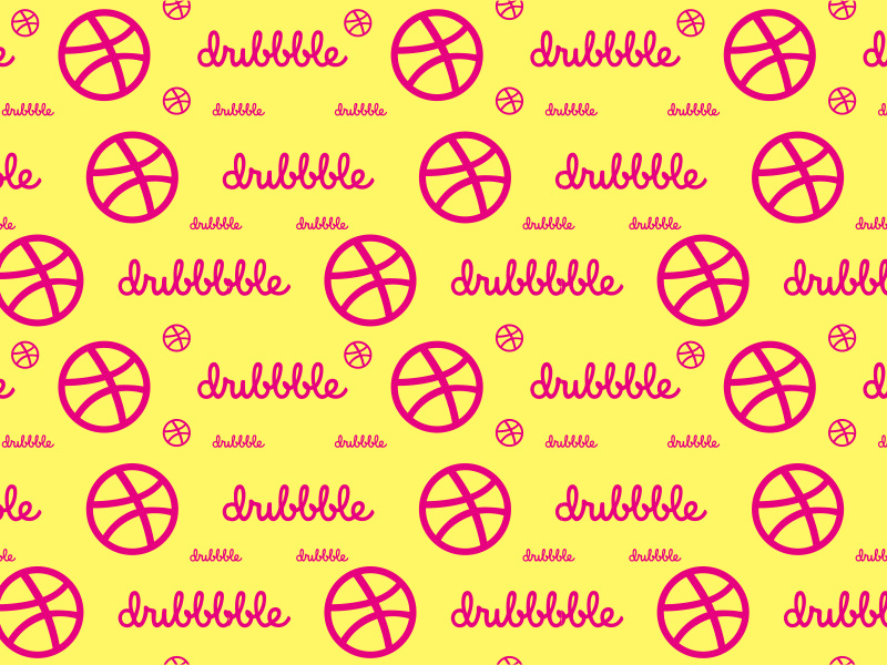Dribbble Pattern by Pablo Rasines on Dribbble