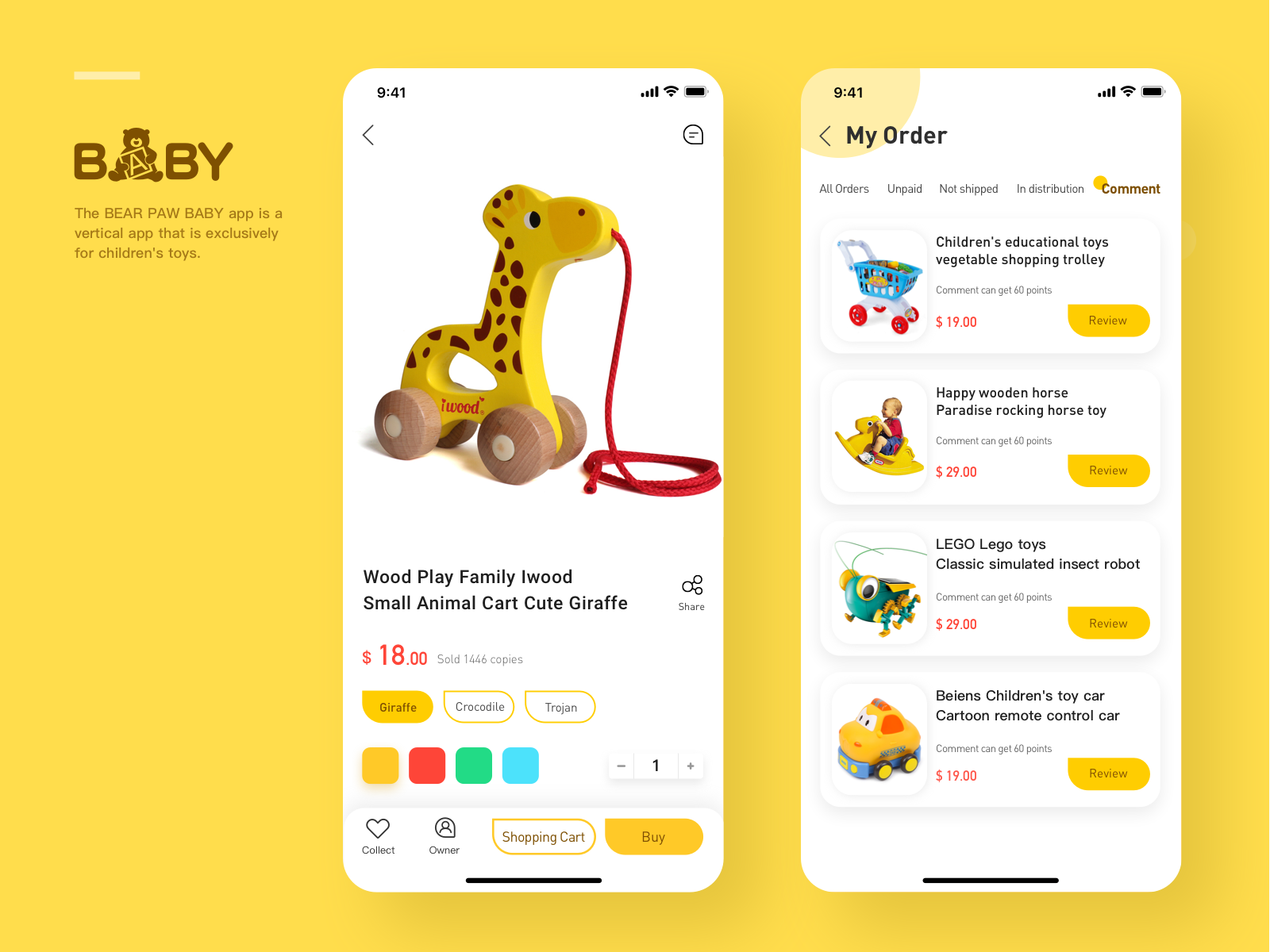Toy Purchase Interface by zhezi for UDS on Dribbble