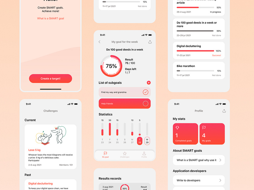 Words&Go! App Design by Marsel Galeev on Dribbble