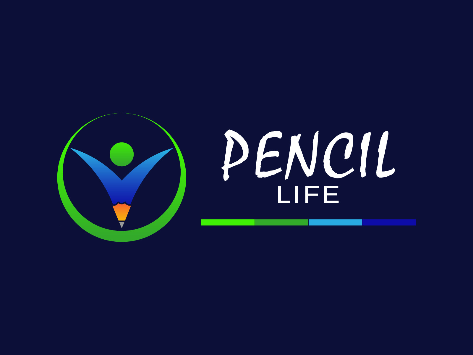 Pencil Life Creative Logo Design by Zafar Iqbal | Logo Designer on Dribbble