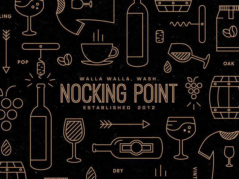 Nocking Point Pattern by Macaroni on Dribbble