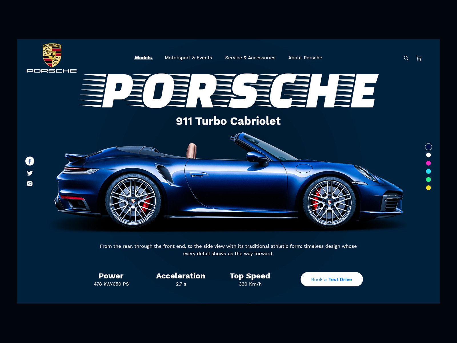 Luxury Car Web Design Concept by Bhuvnesh sharma on Dribbble